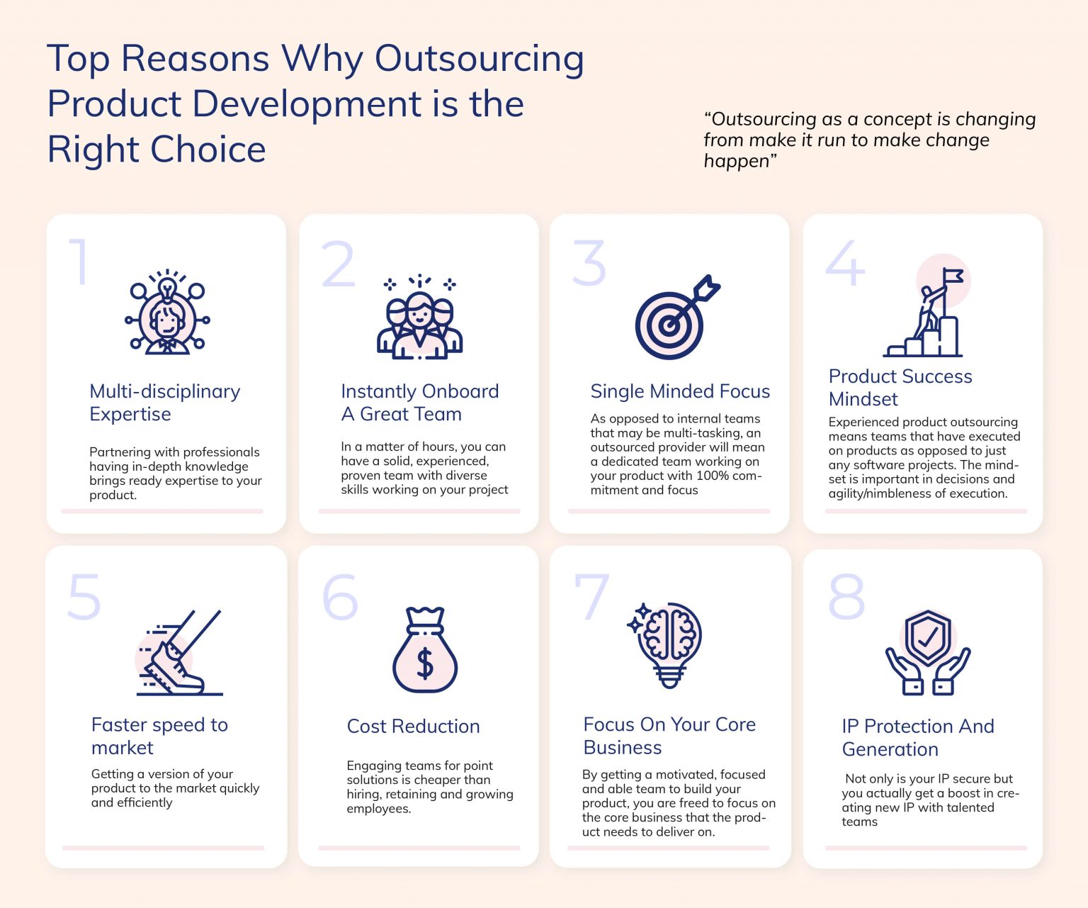Top 8-reasons outlining the benefits of outsourcing product development ...